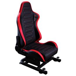 Gamingsessel XR Racing ca. 63x53x83cm Rot/Schwarz