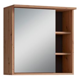 Spiegelschrank Wellness mit LED 1 T&uuml;r BHT 60x61x28 cm