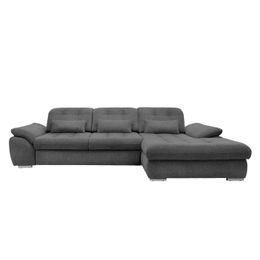 Ecksofa Rigatti mit Bettkasten ca. 314x184 cm Anthrazit
