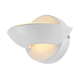 Globo LED-Wandleuchte 76003 in Wei&szlig; max. 3 Watt Wandlampe