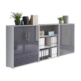 Aktenschrank Office Edition Sw Set 9 Grau