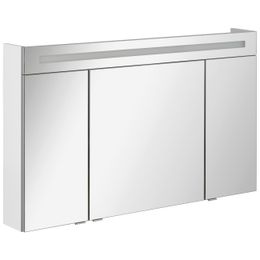 Spiegelschrank B. Clever mit LED 3-t&uuml;rig ca. 120x71 cm Wei&szlig;