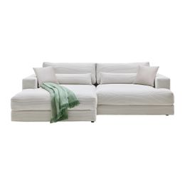 Ecksofa Fabiona Links Beige