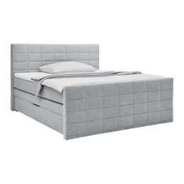 Boxspringbett Damon in Grau ca. 180x200cm