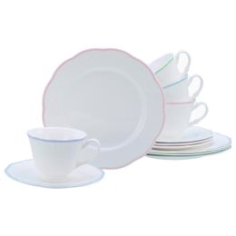 Creatable Kaffeeservice Florine Multicolor, 12-teilig