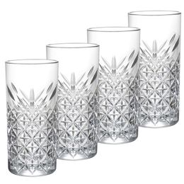 M&auml;ser Longdrinkglas Timeless aus Glas, 4-teilig