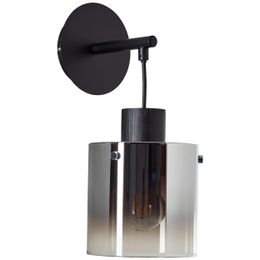 Brilliant Wandleuchte Simonis in Grau/Schwarz max. 52 Watt Wandlampe