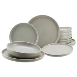 Creatable Tafelservice Uno Grau, 12-teilig