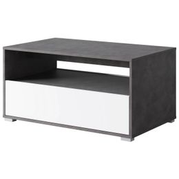 Couchtisch Narobi-II ca. 90x45x55 cm Anthr./Wei&szlig;