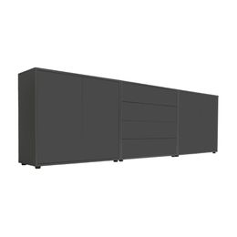 Sideboard Mailand Set 5 Anthrazit
