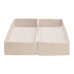 Aufbewahrungsboxen-Set Louis Beige, 2-teilig