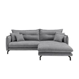 Ecksofa Lava ca. 255x180 cm Grau
