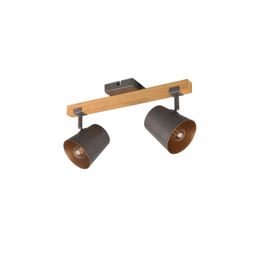 Trio Deckenstrahler Bell in Nickelfarben max. 25 Watt