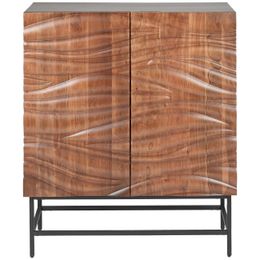 Highboard Wave Walnussfarben