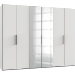 Dreht&uuml;renschrank Level 36A mit Spiegel ca. 300 cm Wei&szlig;