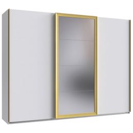 Schwebet&uuml;renschrank Katar Wei&szlig;/Goldfarben