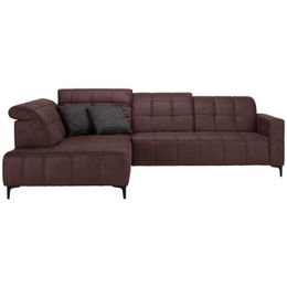 Ecksofa Panama links Braun