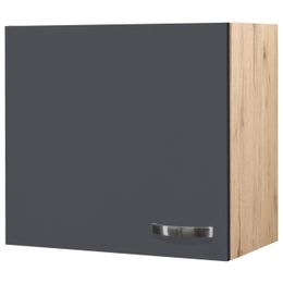 K&uuml;chenoberschrank Shadow ca. 60x54x32 cm Grau/Eiche