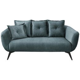 2,5-Sitzer-Sofa Baggio Blau Velours