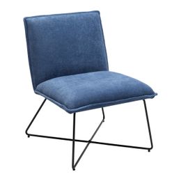 Sessel Filip Blau Webstoff