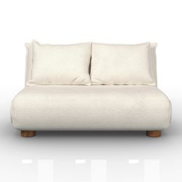 Schlafsofa Bella Wei&szlig; Boucl&eacute;