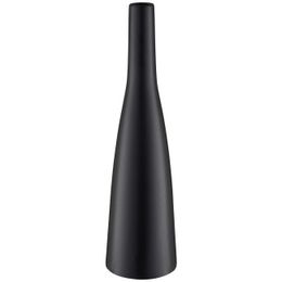 Vase Planico II Schwarz matt