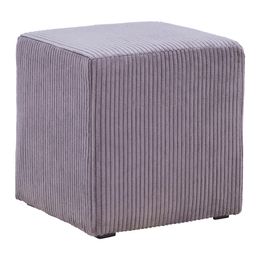 Hocker Bali Cord in Dunkelgrau