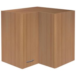 Eckoberschrank in Buchefarbe 'Nano'