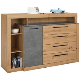 Sideboard Chanton Eiche Artisan/Grau