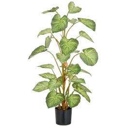 Kunstpflanze Syngonium Gr&uuml;n/Schwarz ca. 90cm