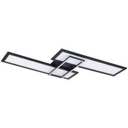 LED-Deckenleuchte Aleyna in Schwarz max. 41 Watt Deckenlampe