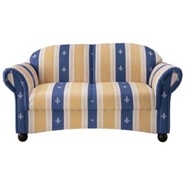 2-Sitzer-Sofa Torello Blau Mikrofaser