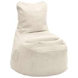 Sitzsack Cortona Cord Wei&szlig;