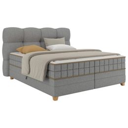 Boxspringbett Bianco Grau ca. 160x200cm