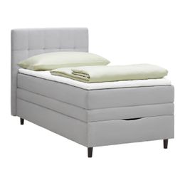 Boxspringbett Miami in Grau ca. 100x200cm