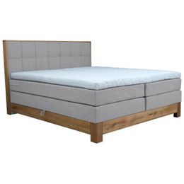 Boxspringbett Cloud Hellgrau ca. 180x200cm