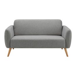 Sofa Pia Dunkelgrau Webstoff