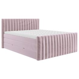 Boxspringbett Simon in Flieder ca. 160x200cm