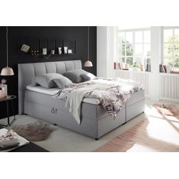 Boxspringbett Granada ca. 180x200 cm Grau