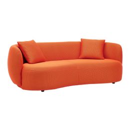 Bigsofa Leonas Mesh Orange, inkl. 2 Kissen