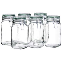 M&auml;ser Einmachglas-Set Gothika ca. 1,45l, 6-teilig