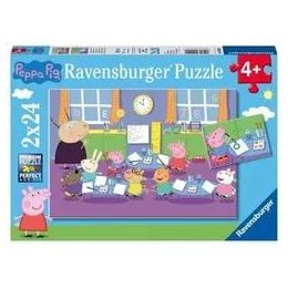 Puzzle Ravensburger PP: Peppa in der Schule 2 X 24 Teile