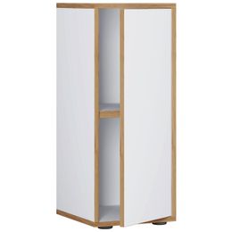 Aktenschrank Salia B30 Wei&szlig;/Honigeiche ca. 30x74x33cm