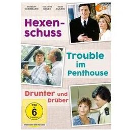 Hexenschu&szlig;/Trouble im Penthouse/Drunter und Dr&uuml;ber - 3 Klassiker von John Graham