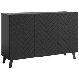 Sideboard Phuket ca. 120x78 cm Schwarz