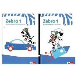 Zebra 1. Paket: Buchstabenheft in Grundschrift, Arbeitsheft Lesen/Schreiben