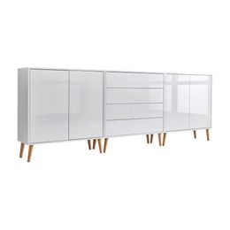 Sideboard Mailand Set 5 Wei&szlig;