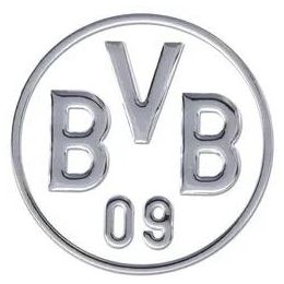 BVB 89140430 - BVB-Auto-Aufkleber silber, Borussia Dortmund