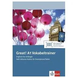Great Vokabeltrainer A1. Heft inklusive Audios f&uuml;r Smartphone/Tablet