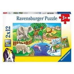 Puzzle Ravensburger Tiere im Zoo 2 X 12 Teile